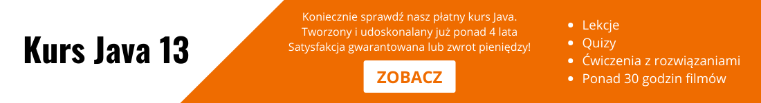 Baza wiedzy - Darmowy Kurs Java, Java EE i Spring